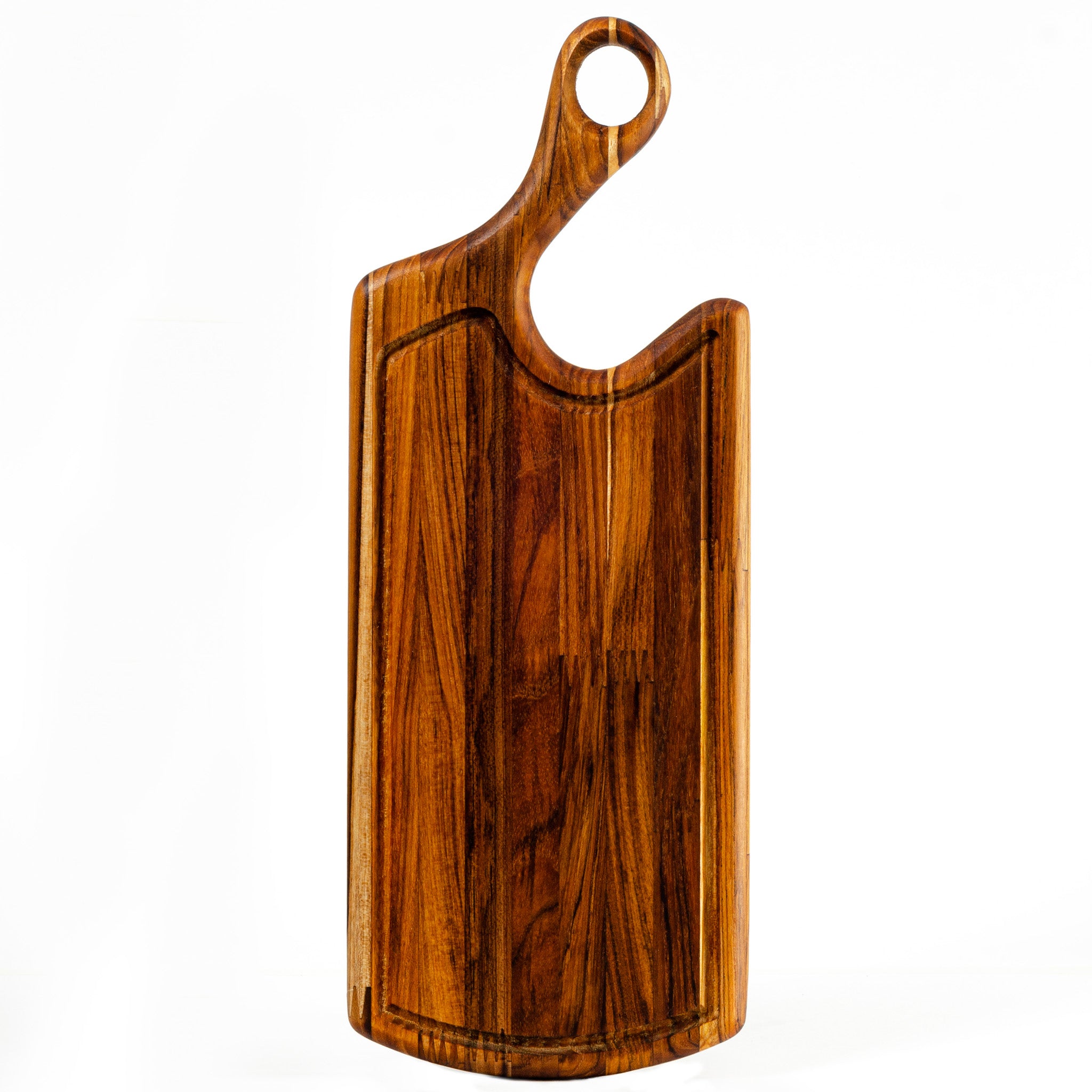 Tábua Teak de Madeira para Churrasco e Servir Carnes | Recrie